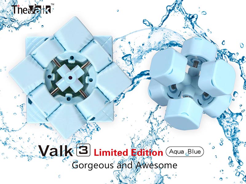 Rubik's Cube The Valk 3 Aqua Blue (Limited Edition)
